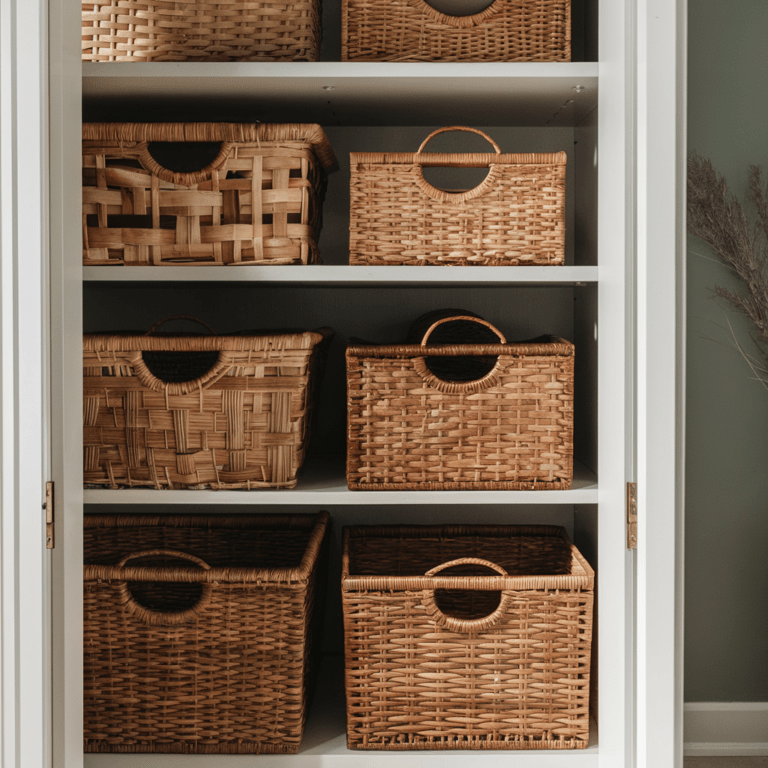 7 Expert Tips to Organize Your Home with Baskets - Free Range Cottage
